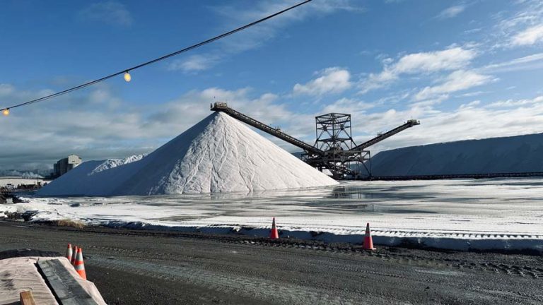 Teamster 853 Members Operate The Last Salt Harvesting and Packaging ...